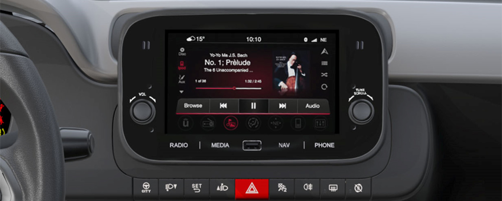 FIAT PANDA 7 inch Display CarPlay/Android Auto Multimedia System ...